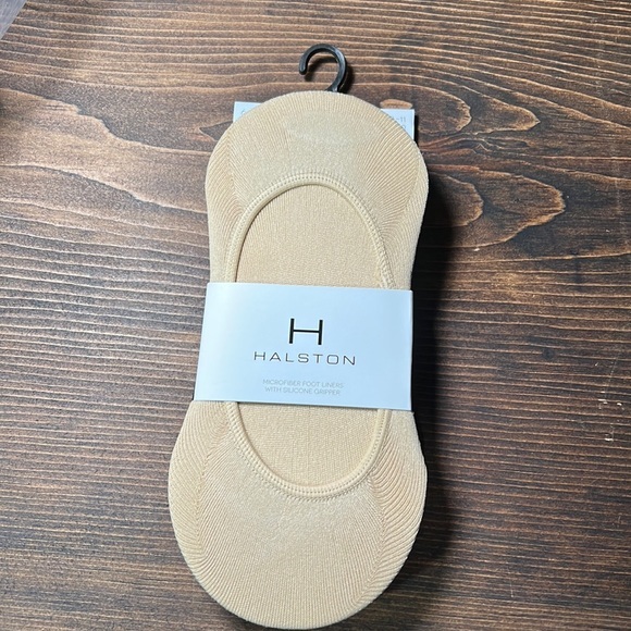 H by Halston | Accessories | Nwt Halston Microfiber Foot Liners With ...